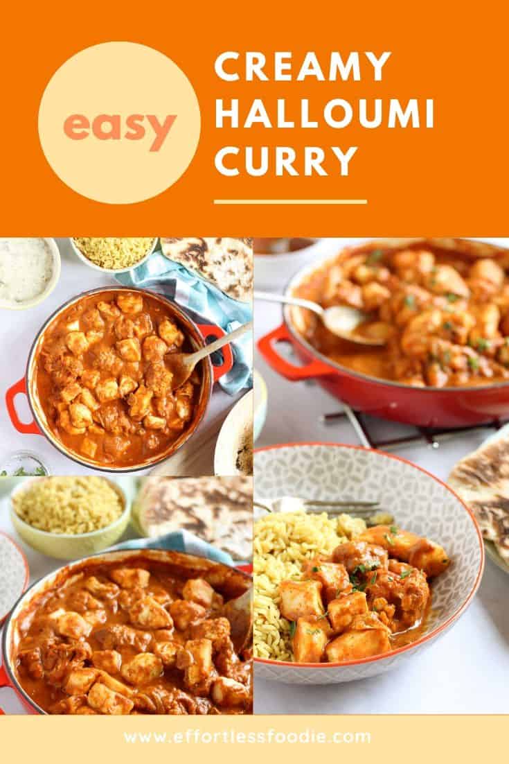 Creamy Cauliflower & Halloumi Curry Recipe - Effortless Foodie