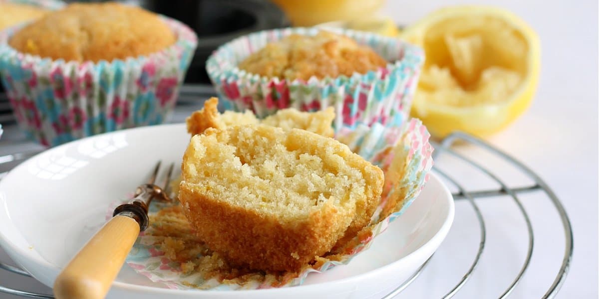 Moist Lemon Drizzle Muffins Recipe - Effortless Foodie