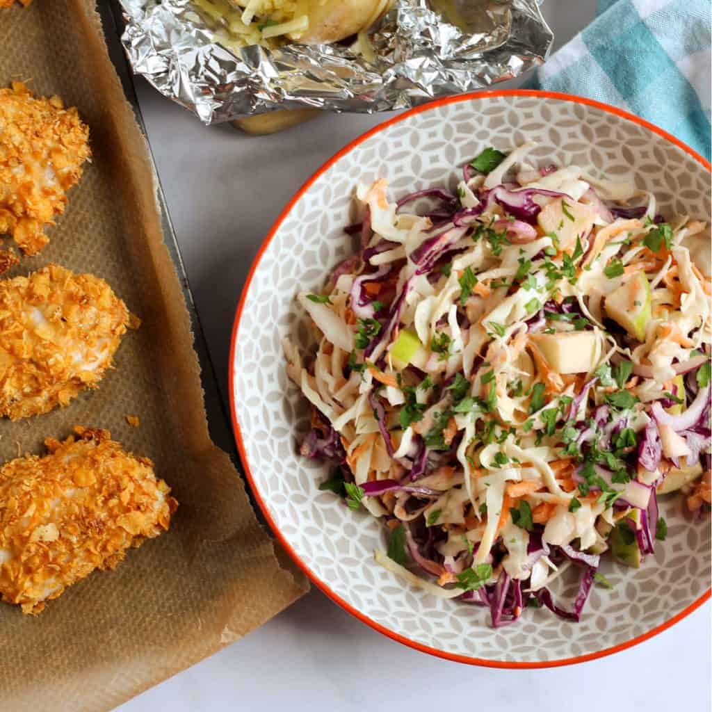 Easy Apple Coleslaw Recipe - Effortless Foodie