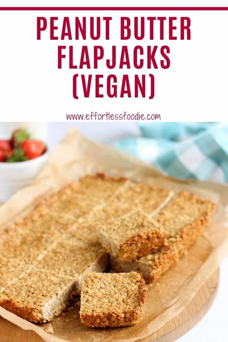 Easy Peanut Butter Flapjacks Recipe - Effortless Foodie Easy Peanut Butter Flapjacks Recipe - Effortless Foodie