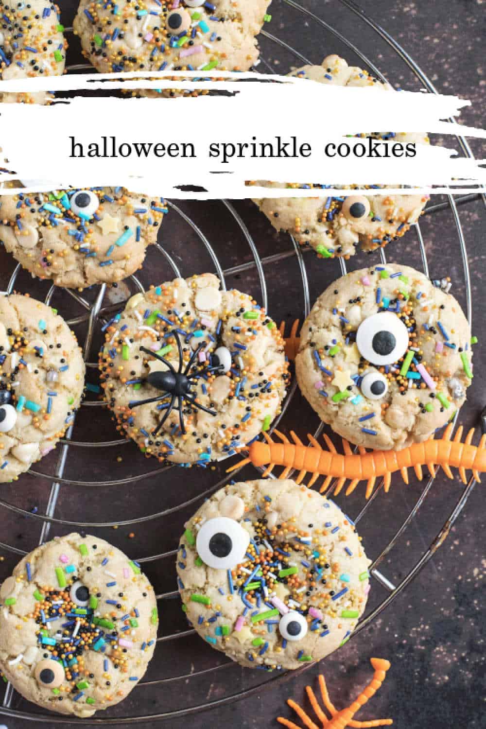 Easy Halloween Sprinkle Cookies Recipe - Effortless Foodie