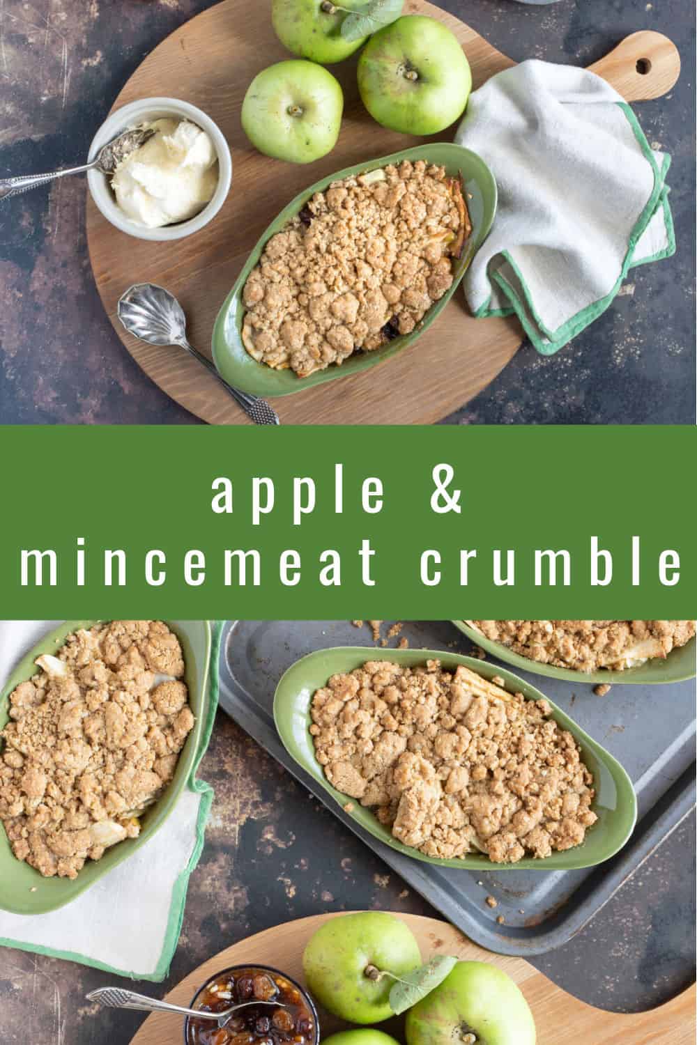 Easy Apple and Mincemeat Crumble Recipe - Effortless Foodie