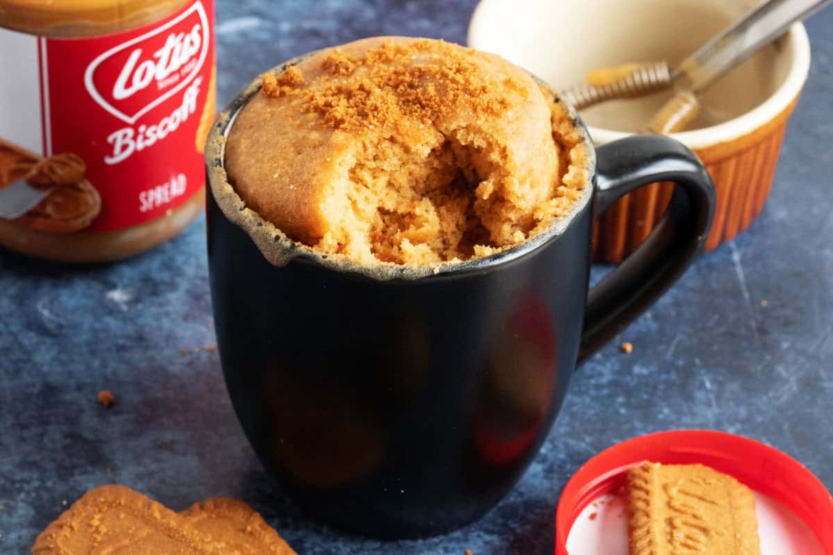 Best-Ever Biscoff Mug Cake Recipe - Effortless Foodie