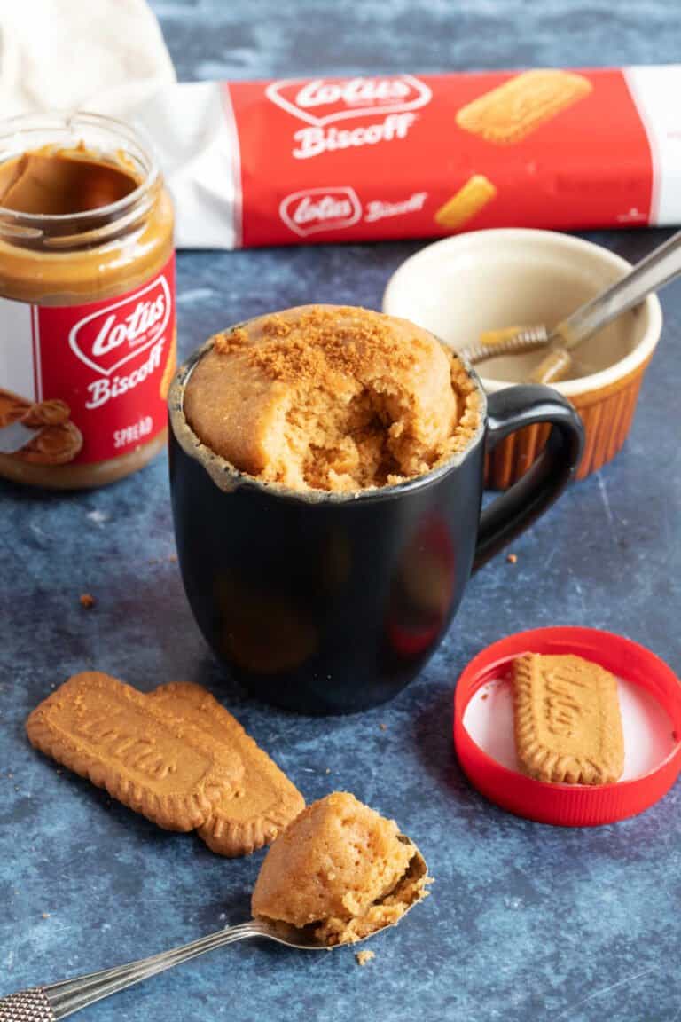 Best-Ever Biscoff Mug Cake Recipe - Effortless Foodie