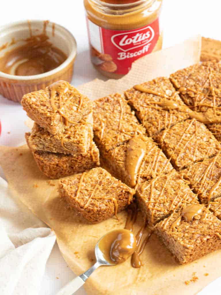 Biscoff Flapjacks Story - Effortless Foodie