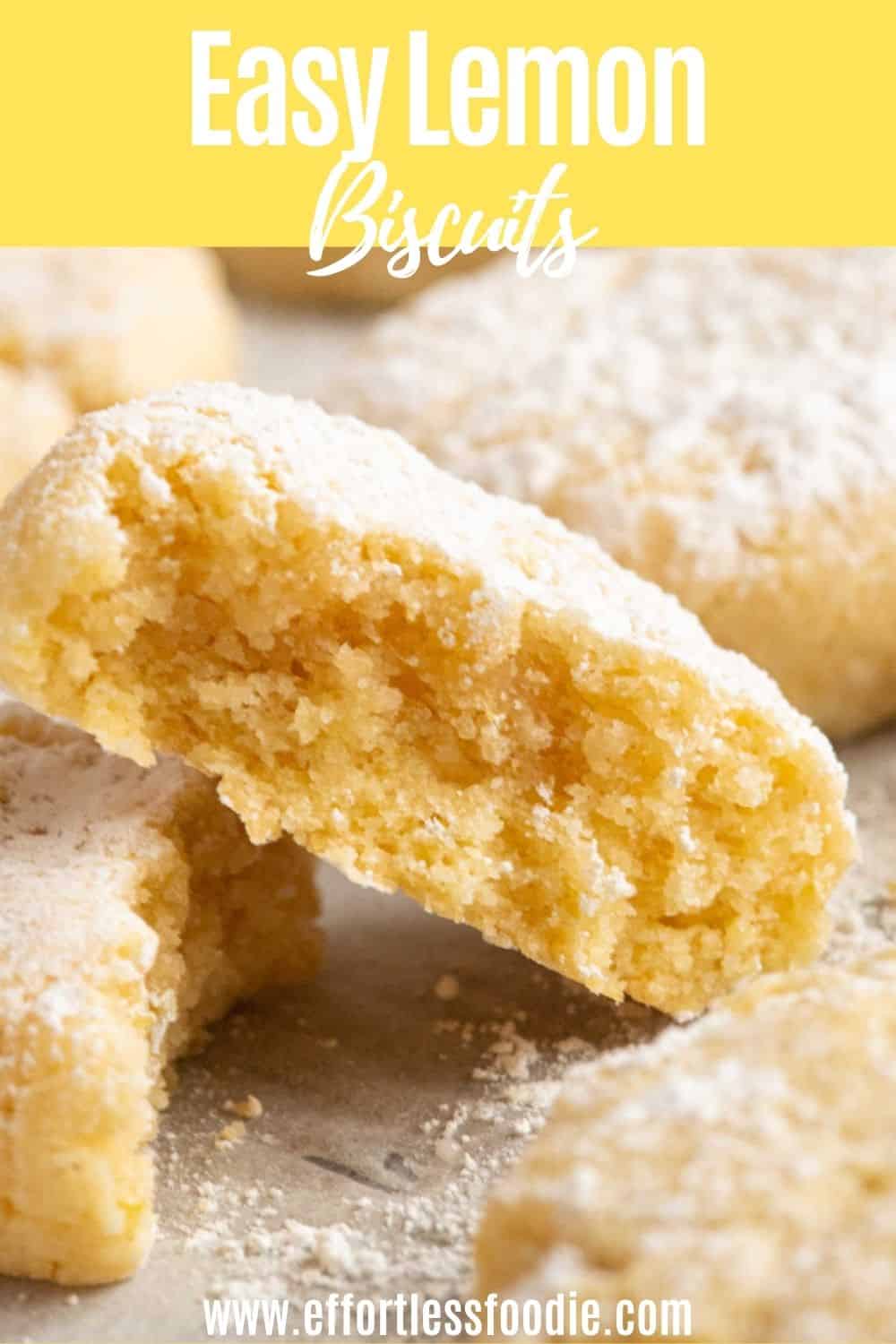 Easy Lemon Biscuits Recipe - Effortless Foodie