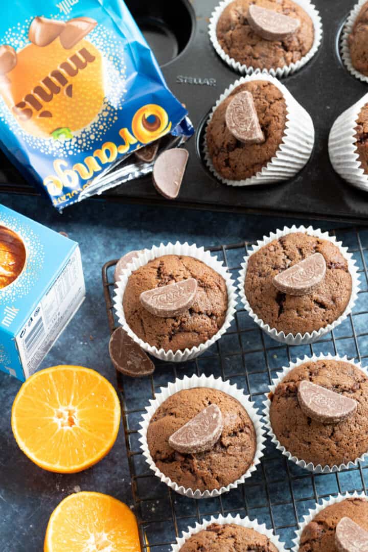 Easy Terry's Chocolate Orange Muffins - Effortless Foodie