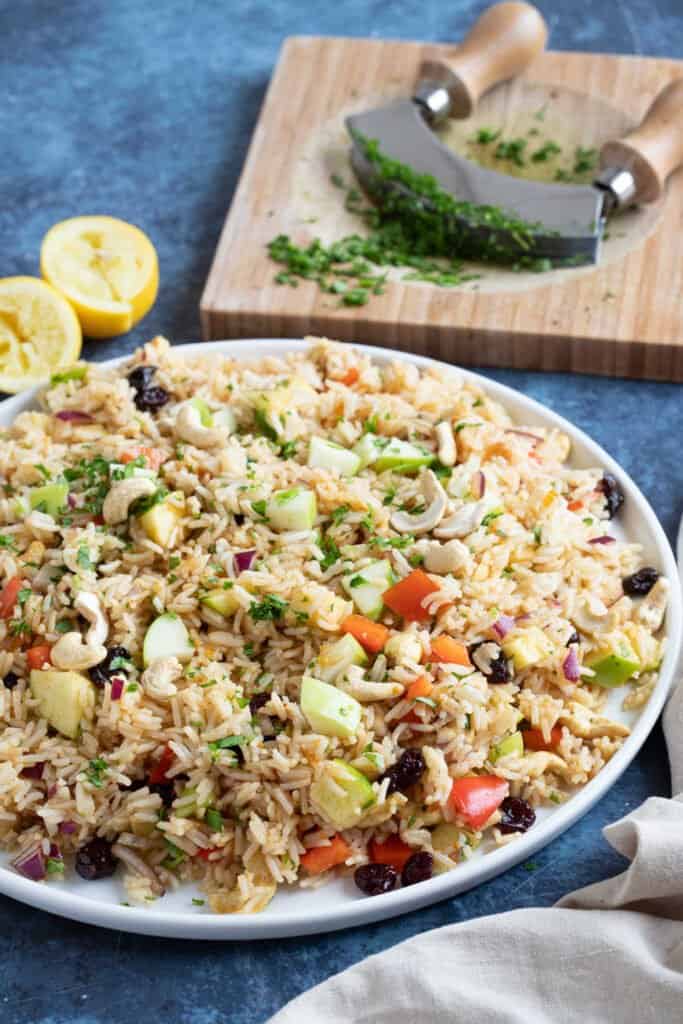 Simple Curried Rice Salad Recipe - Effortless Foodie