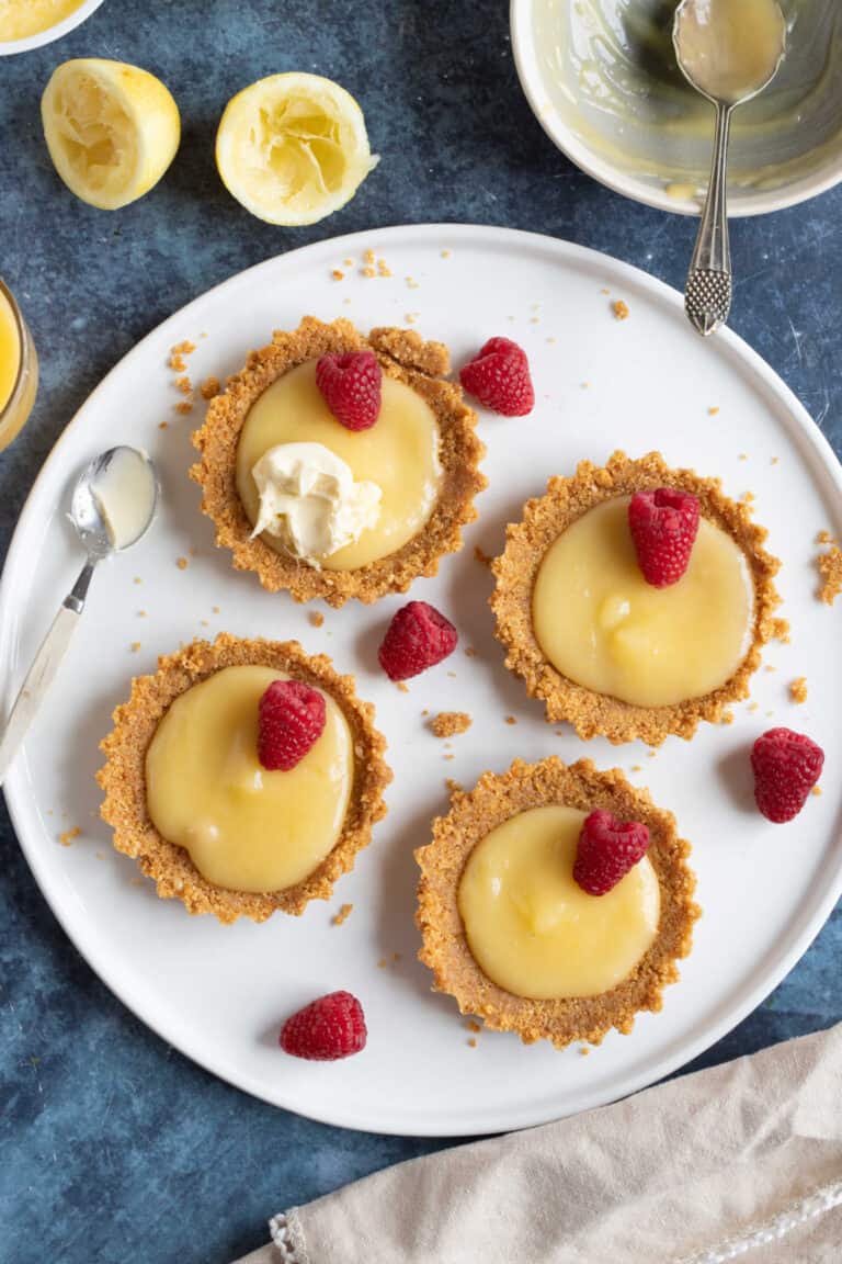 Mini Lemon Curd Tartlets - Effortless Foodie