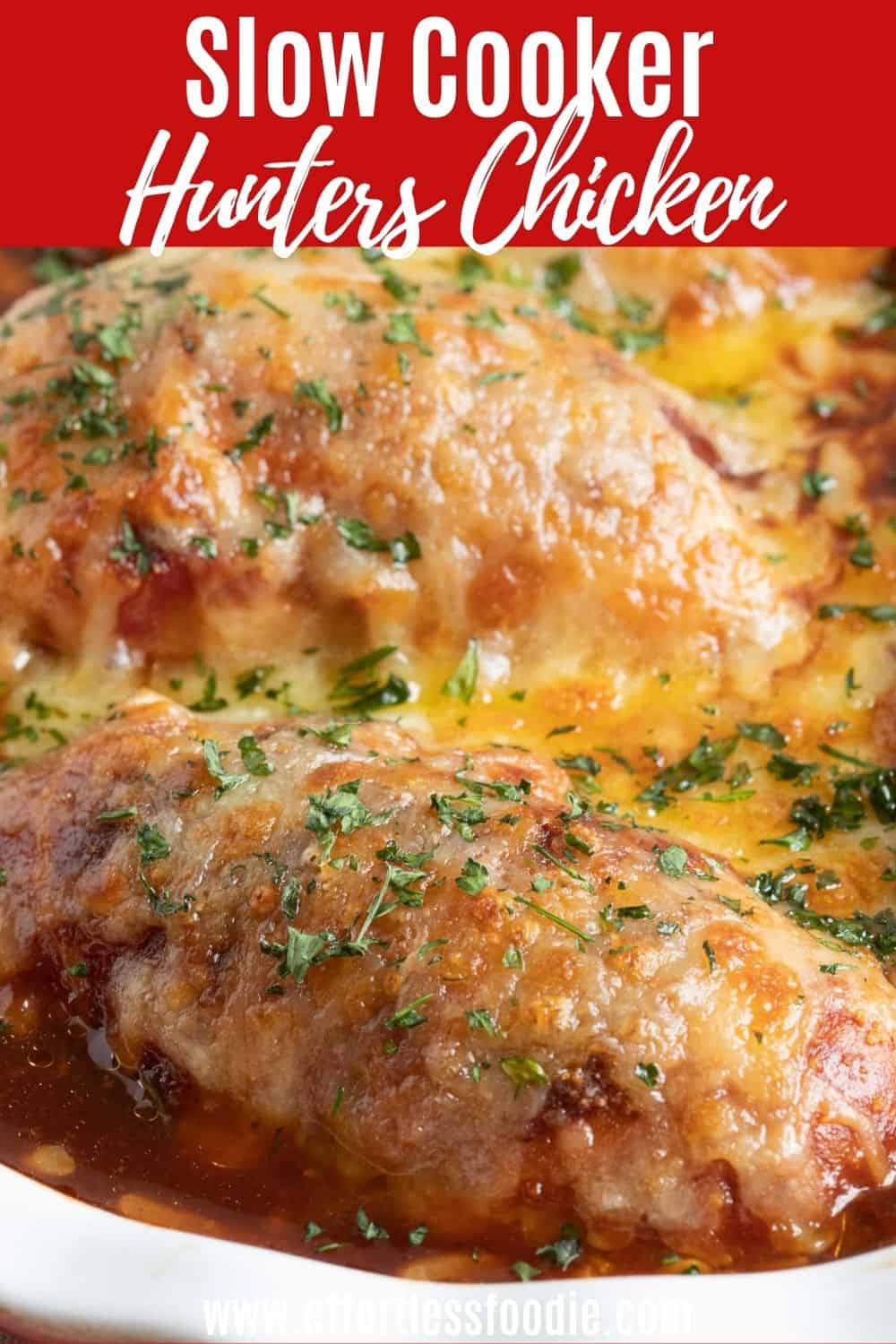 Slow Cooker Hunters Chicken Recipe - Effortless Foodie