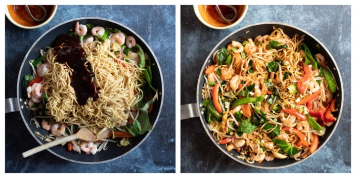 Easy Prawn Chow Mein - Effortless Foodie