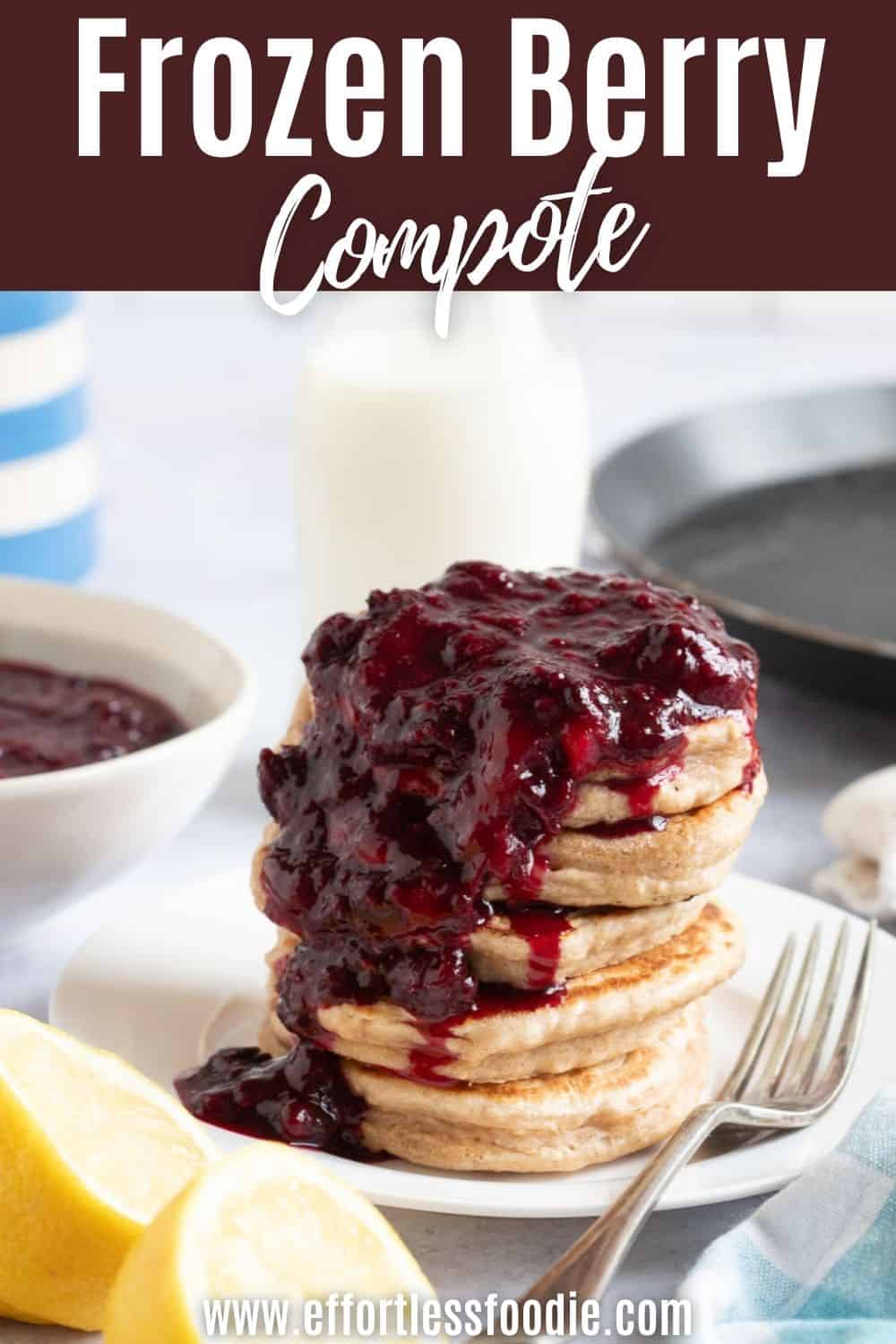 Easy Mixed Berry Compote Recipe - Effortless Foodie