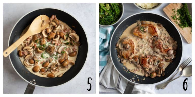 Pan Fried Pheasant Breast in a Creamy White Wine Sauce - Effortless Foodie