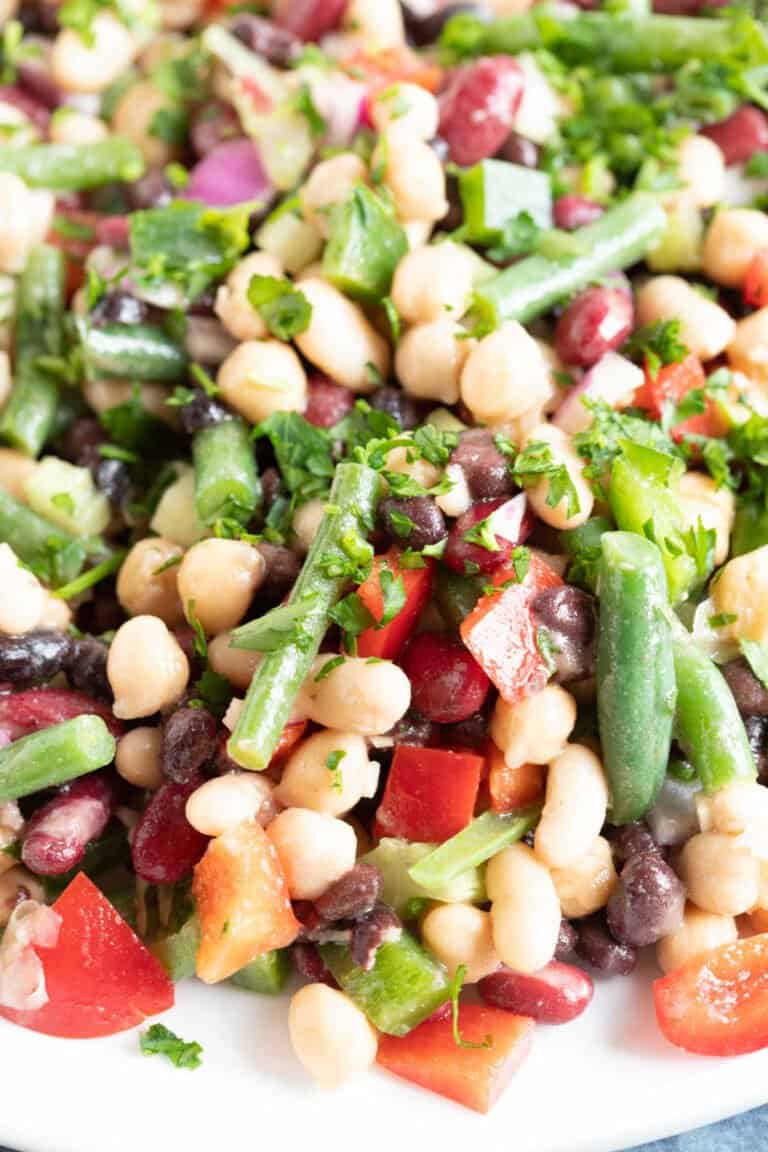 Easy 5 Bean Salad Recipe - Effortless Foodie