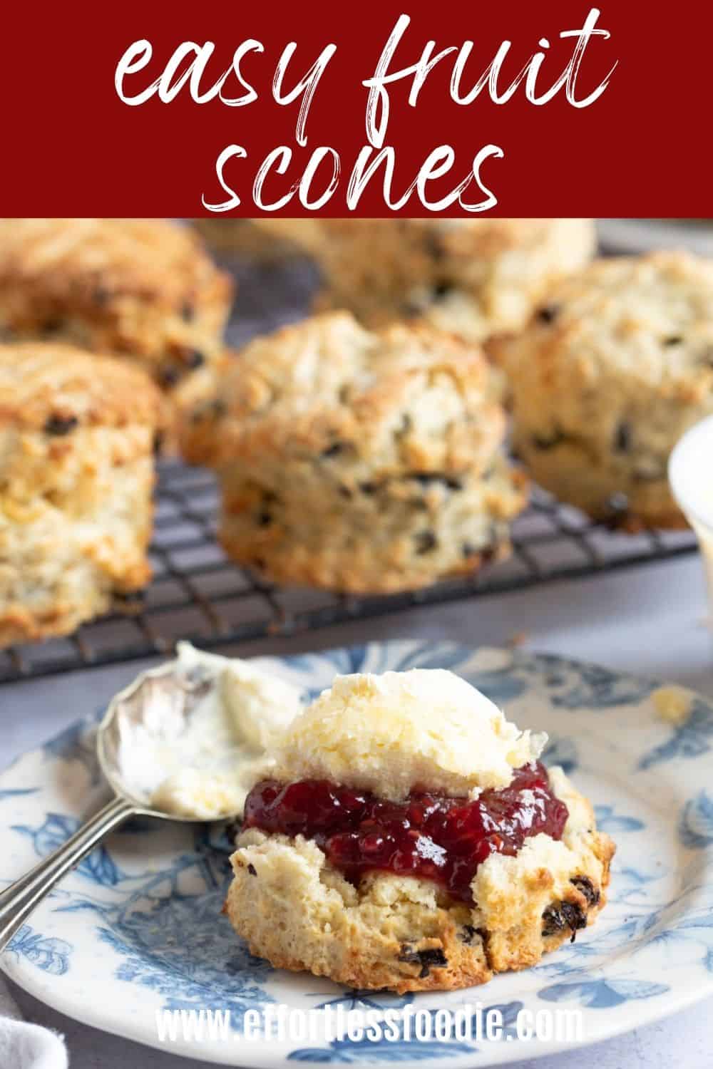 Easy Fruit Scones Recipe - Effortless Foodie