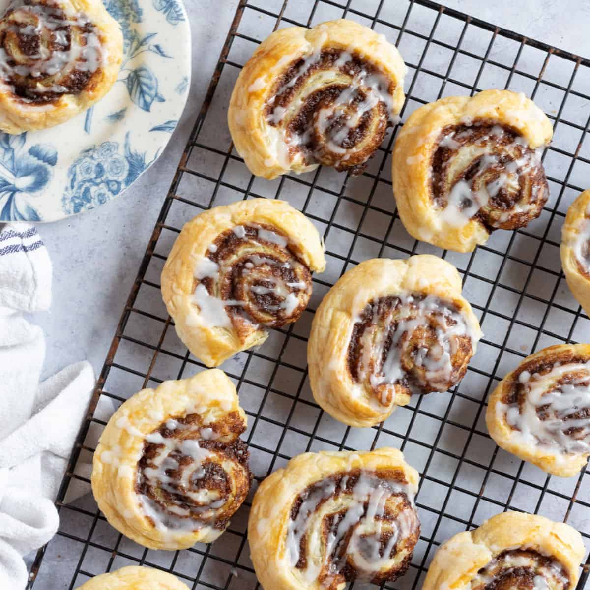 Easy Puff Pastry Cinnamon Swirls - Effortless Foodie