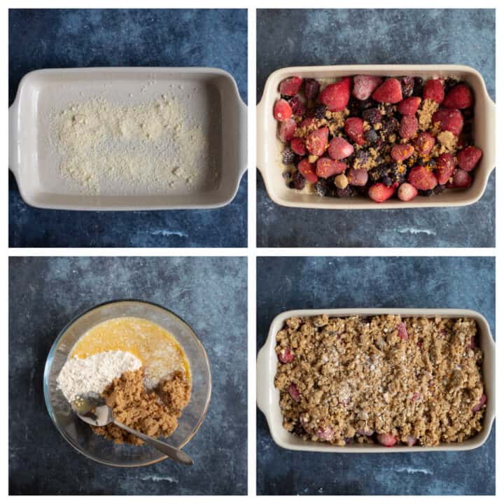 Easy Frozen Berry Crumble Recipe - Effortless Foodie
