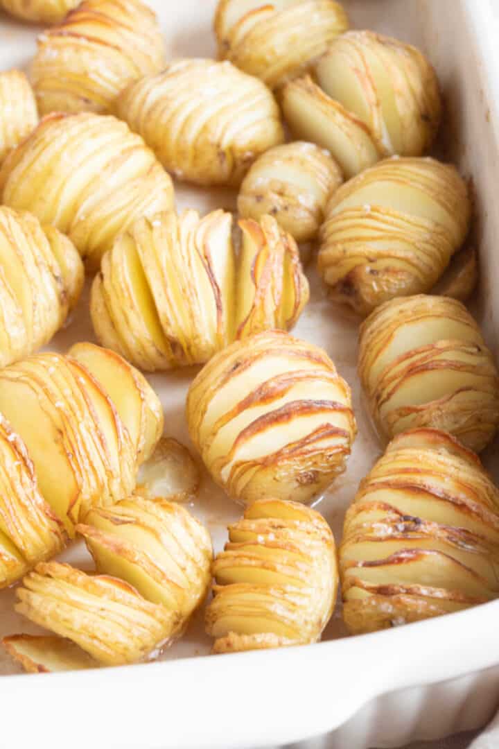Easy Mini Hasselback Potatoes Recipe - Effortless Foodie