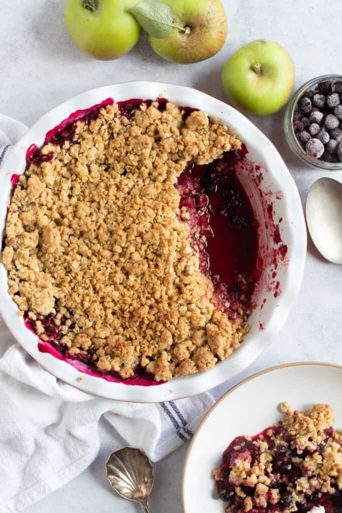 Easy Blackcurrant Crumble Recipe - Effortless Foodie