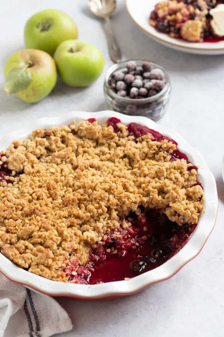 Easy Blackcurrant Crumble Recipe - Effortless Foodie