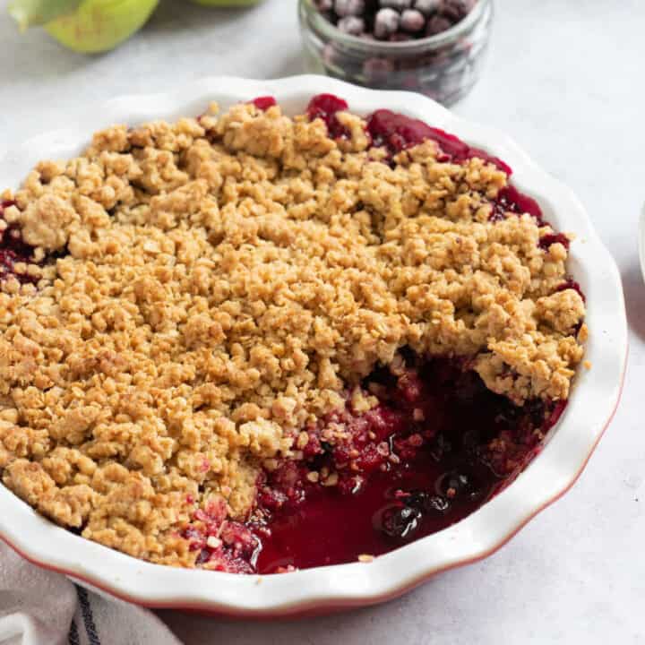 Easy Blackcurrant Crumble Recipe - Effortless Foodie