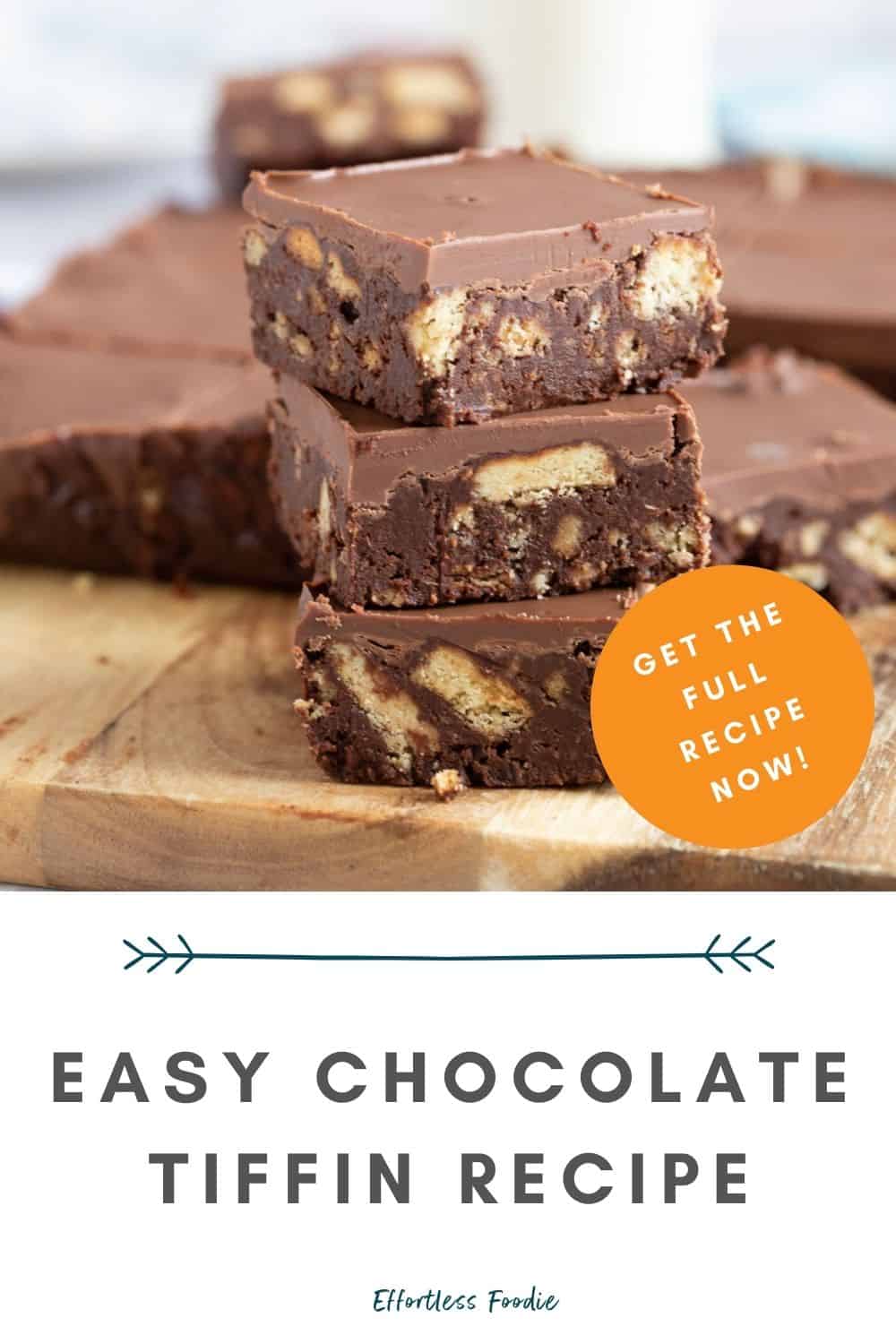 Easy Chocolate Tiffin Recipe - Effortless Foodie