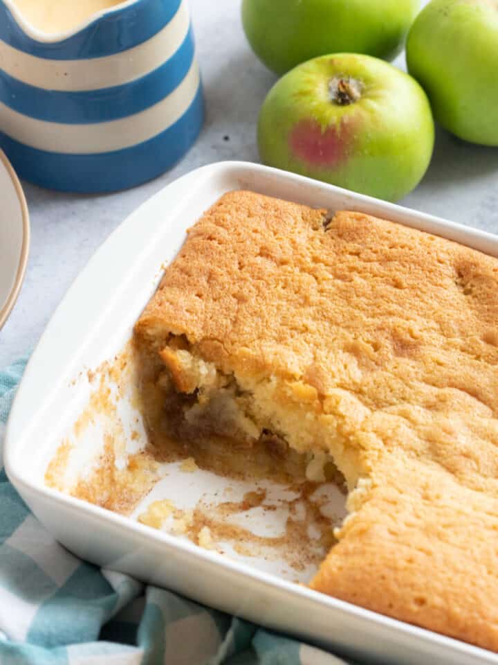 Easy Sticky Toffee Apple Pudding - Effortless Foodie