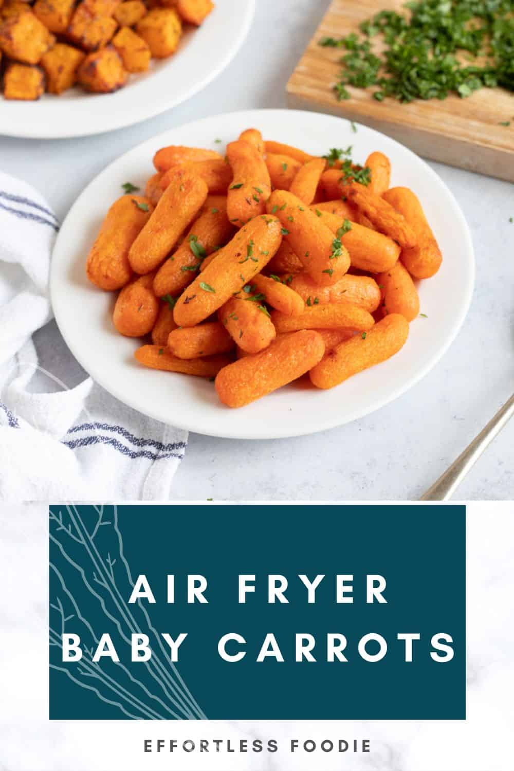 Honey Roasted Air Fryer Baby Carrots - Effortless Foodie