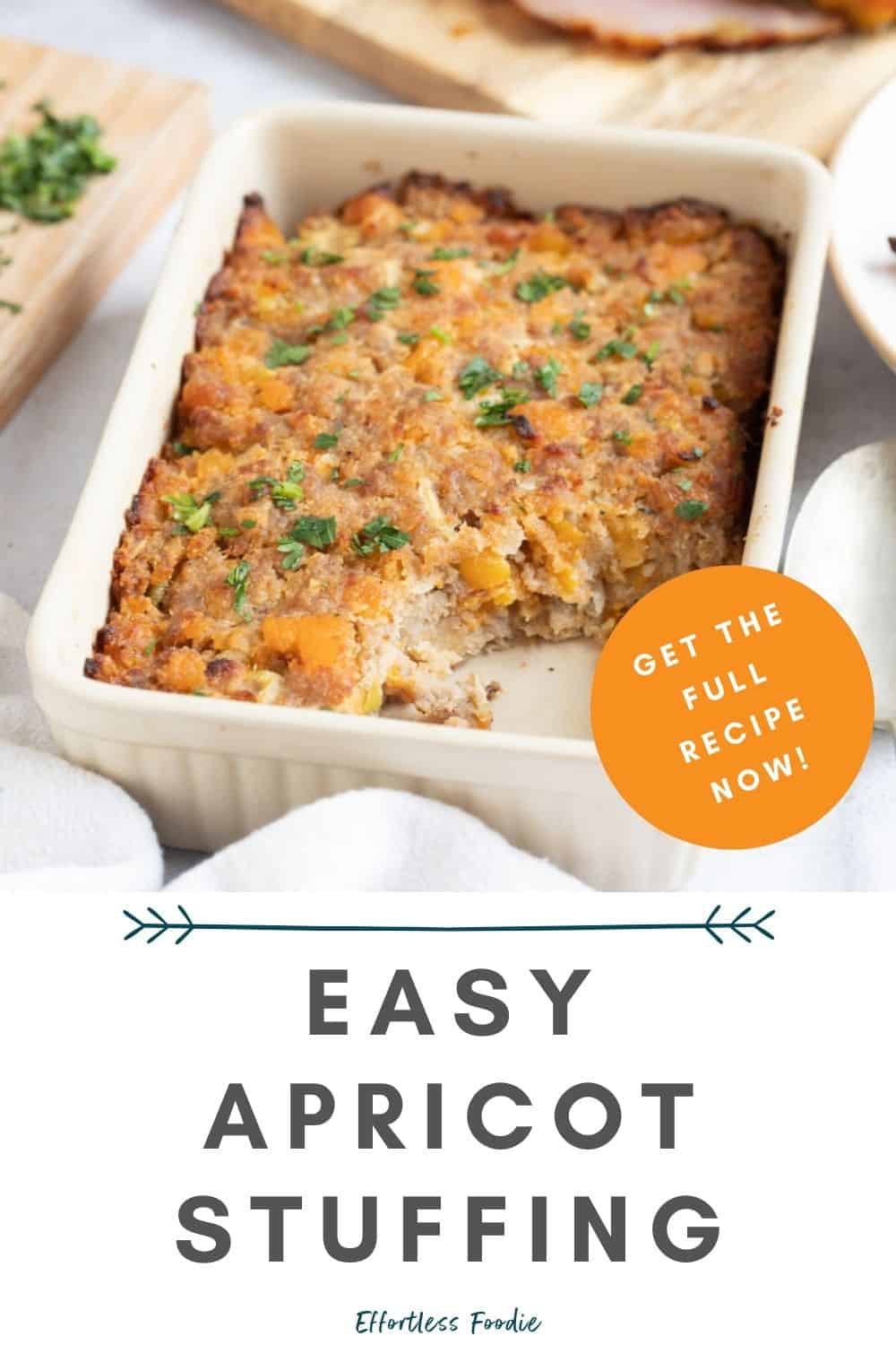 Simple Apricot Stuffing Recipe - Effortless Foodie