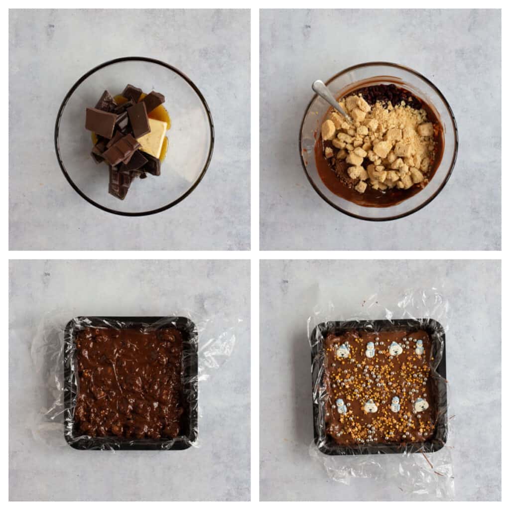 Easy Christmas Tiffin Recipe - Effortless Foodie