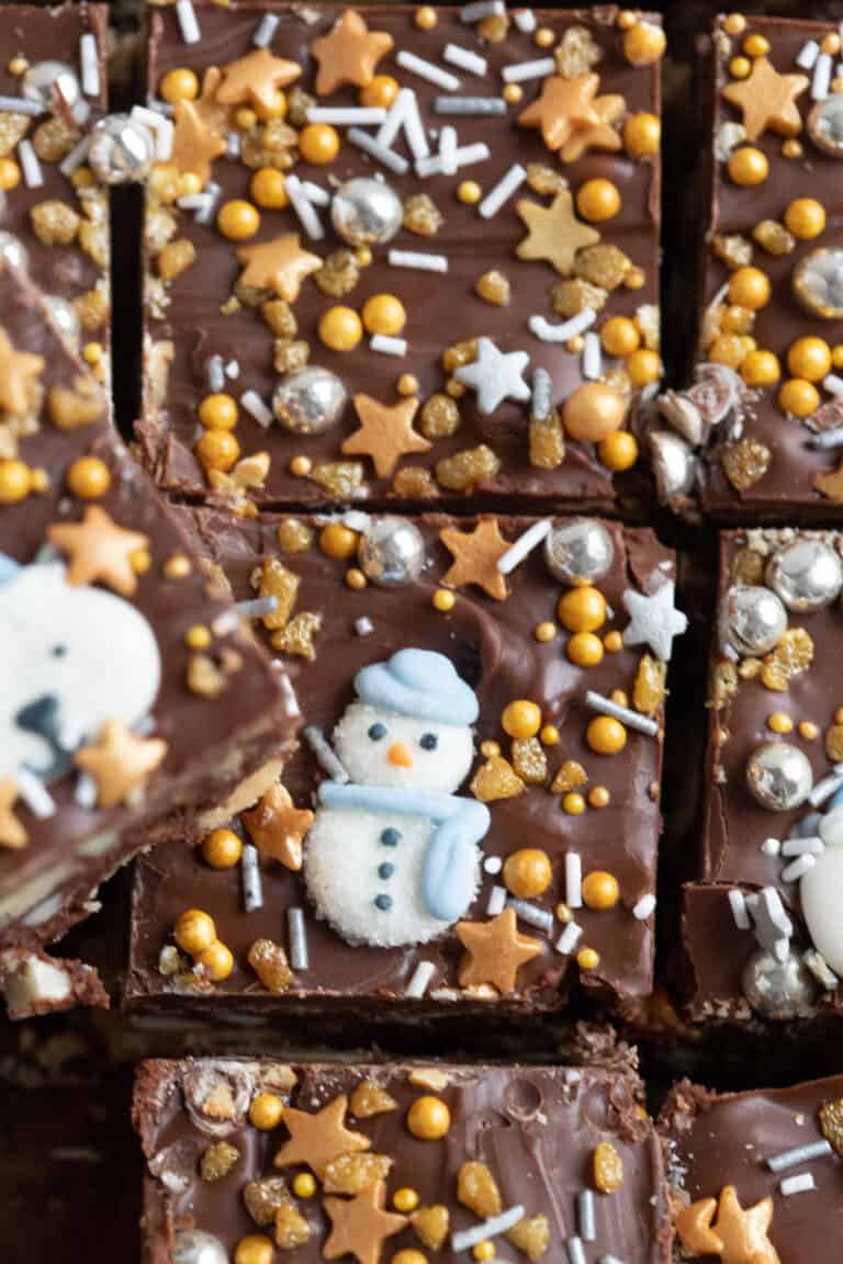 Easy Christmas Tiffin Recipe - Effortless Foodie