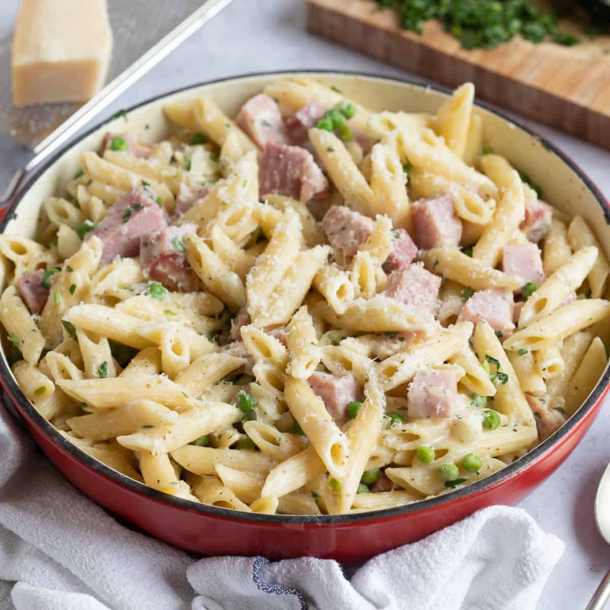 Easy Leftover Gammon Pasta Recipe - Effortless Foodie