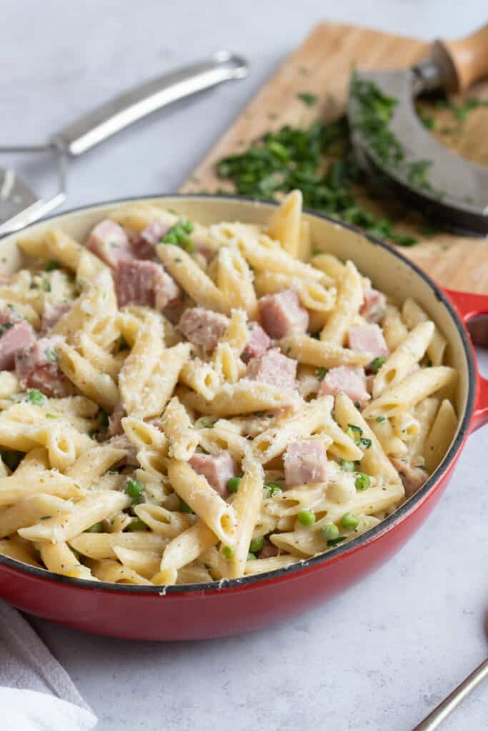 Easy Leftover Gammon Pasta Recipe - Effortless Foodie