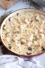 Easy Leftover Turkey Fricassee Recipe - Effortless Foodie