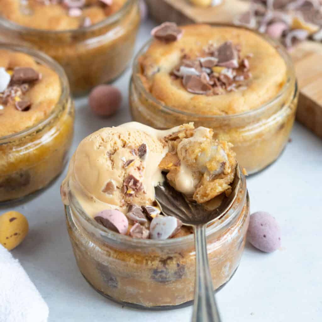 Air Fryer Mini Egg Dessert Pots - Effortless Foodie