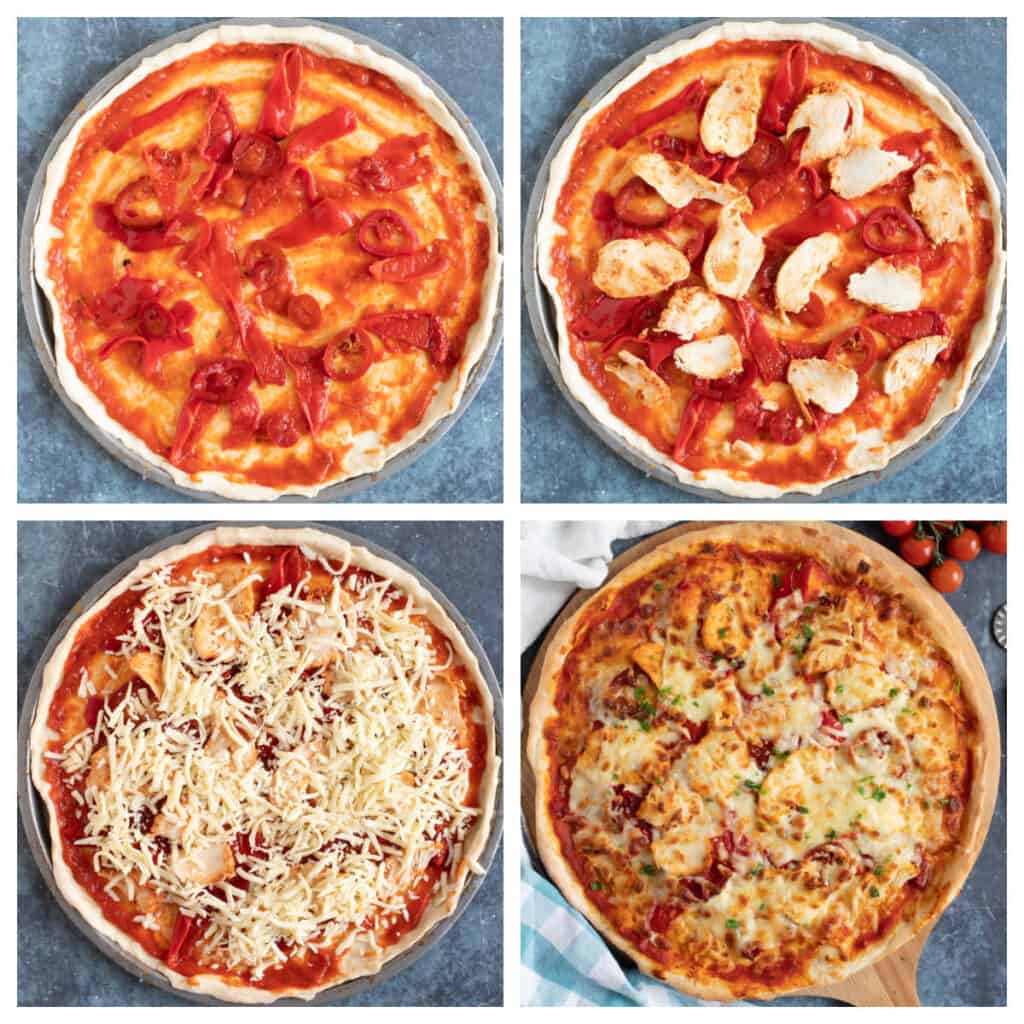 Easy Spicy Chicken Pizza Recipe - Effortless Foodie