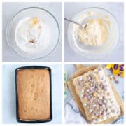 Easter Mini Egg Traybake Cake - Effortless Foodie