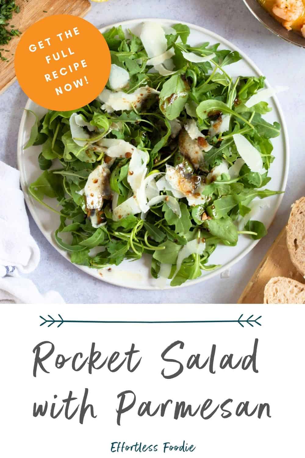 Easy Rocket and Parmesan Salad - Effortless Foodie