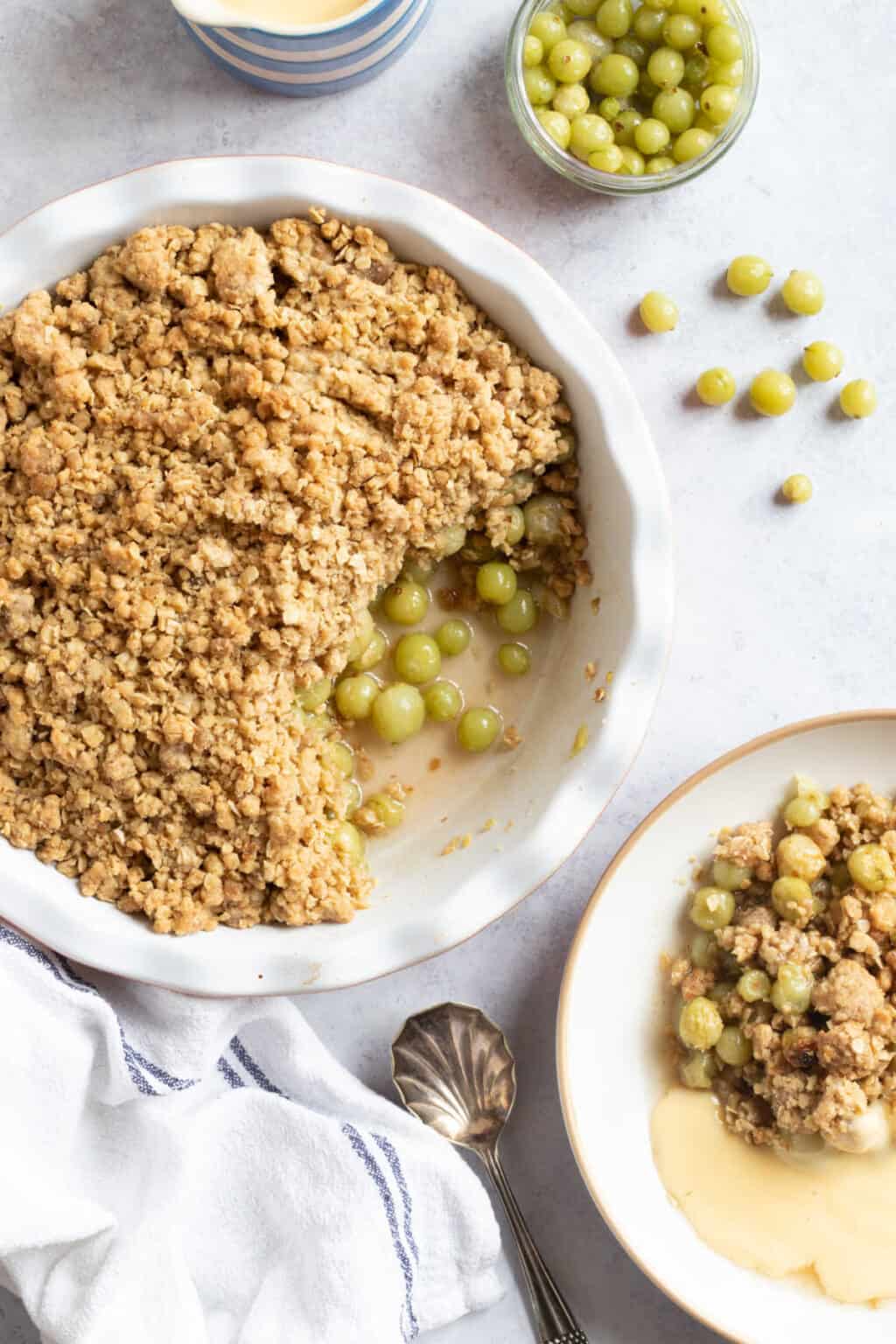 Easy Gooseberry Crumble Recipe - Effortless Foodie