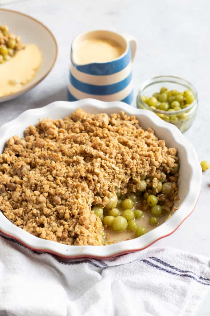 Easy Gooseberry Crumble Recipe - Effortless Foodie