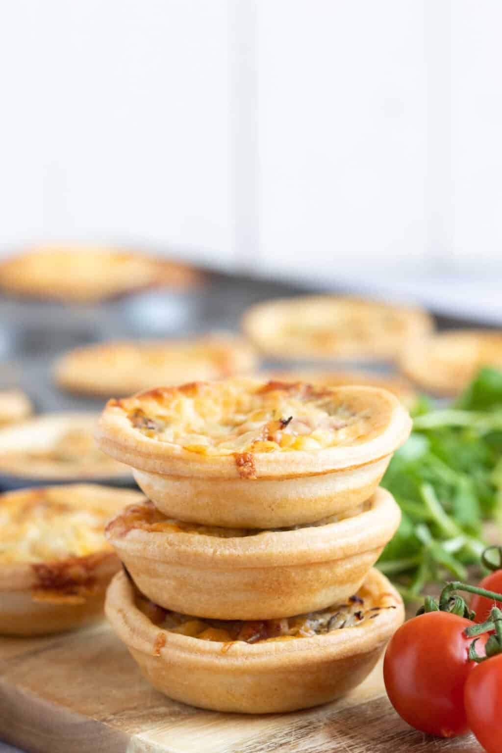Mini Ham & Cheese Quiche Recipe - Effortless Foodie