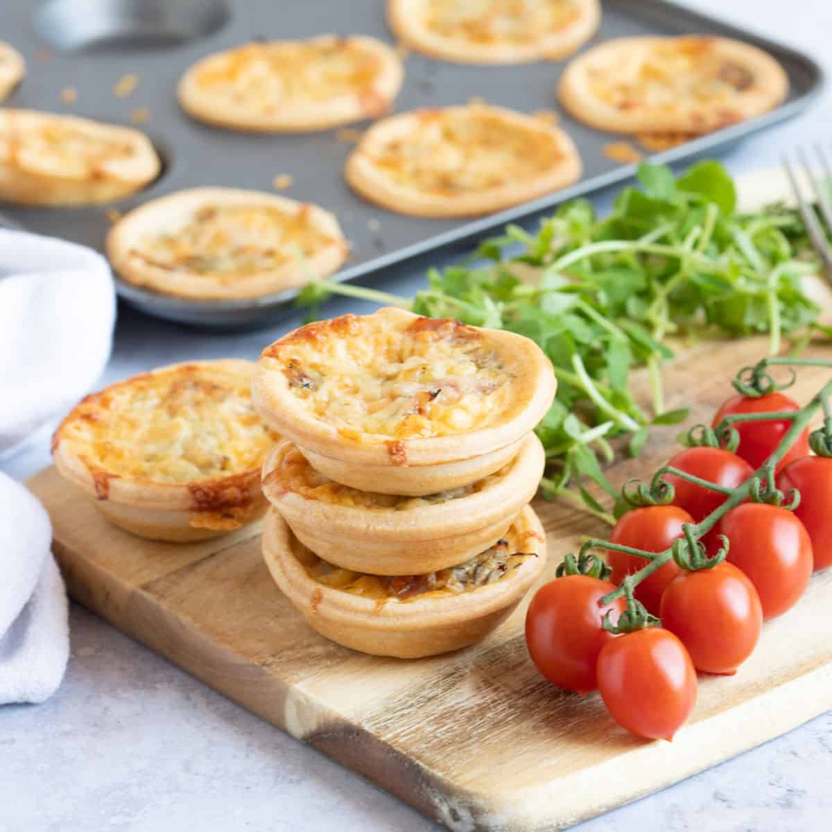 Ham & Cheese Mini Quiche Recipe - Effortless Foodie