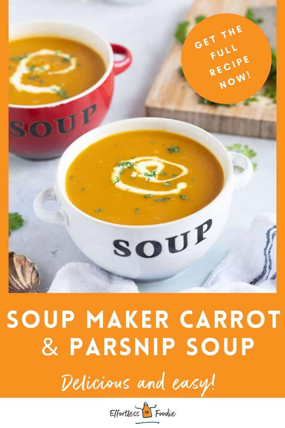 Spiced Carrot And Parsnip Soup In A Soup Maker Effortless Foodie