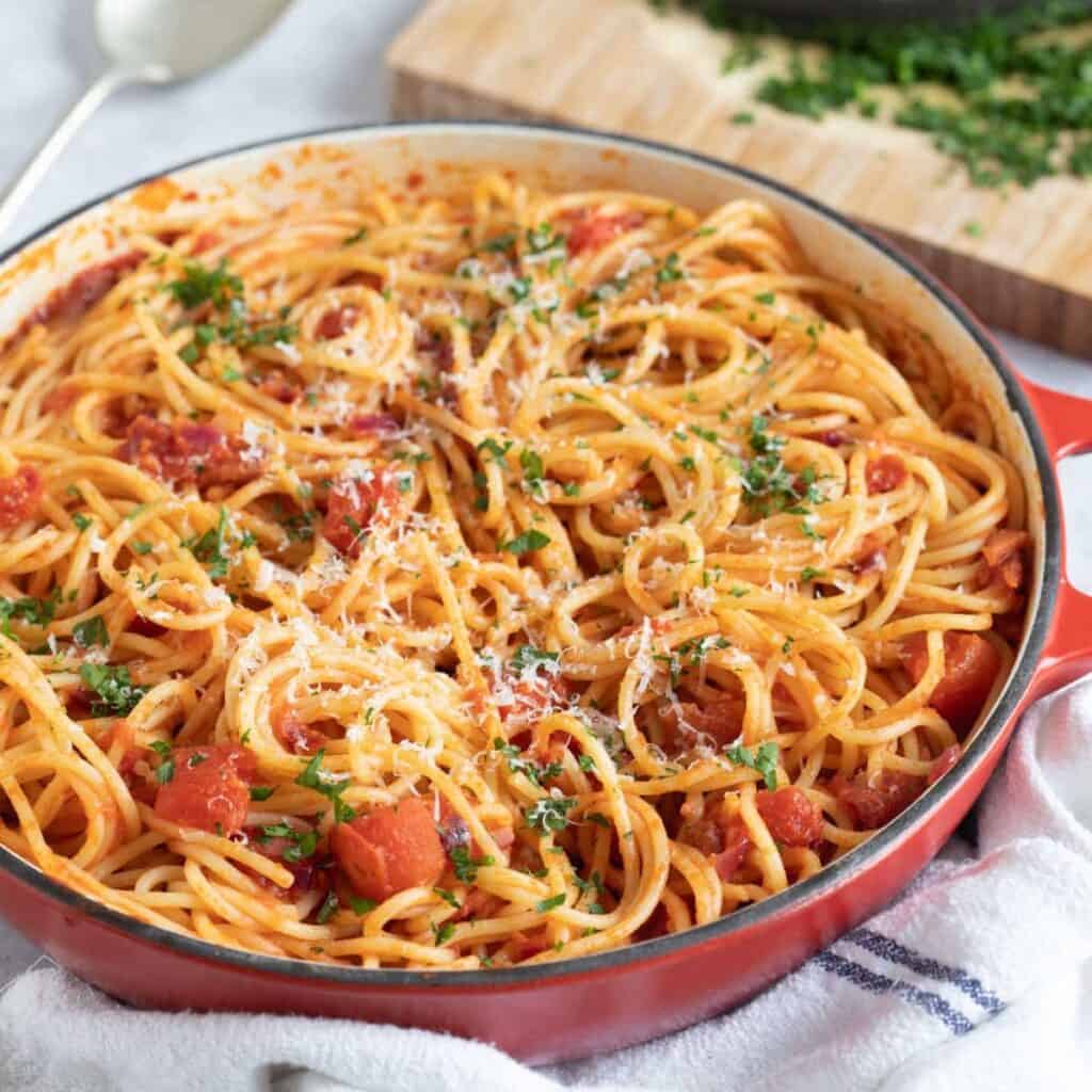 Spicy Nduja Pasta - Effortless Foodie